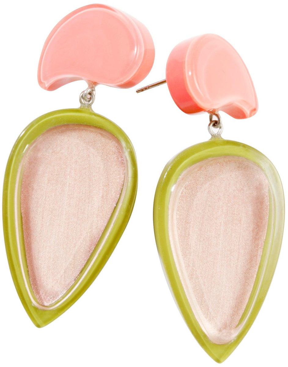 9420501GREEQ00 MIRA green stud – Style and Grace